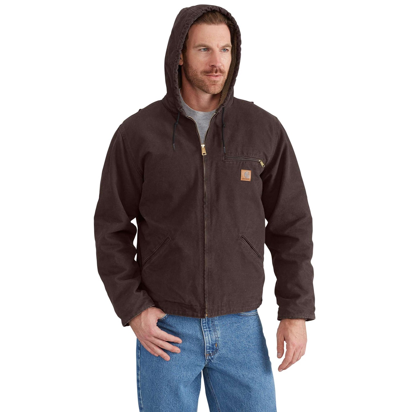 Sandstone Sherpa-Lined Sierra Jacket | Carhartt Reworked